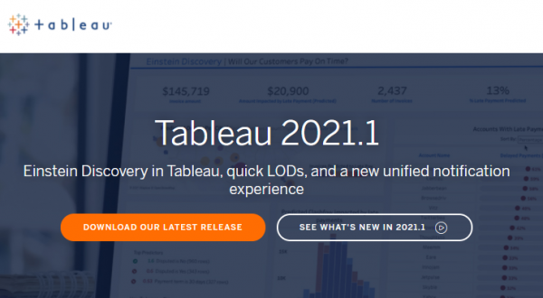Product Update - Tableau 2021.1 - Business Applications Co.,Ltd.